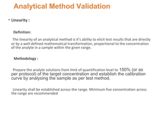 Related Substances-Method Validation-PPT_slide | PPT