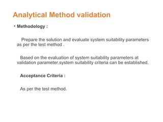 Related Substances-Method Validation-PPT_slide | PPT