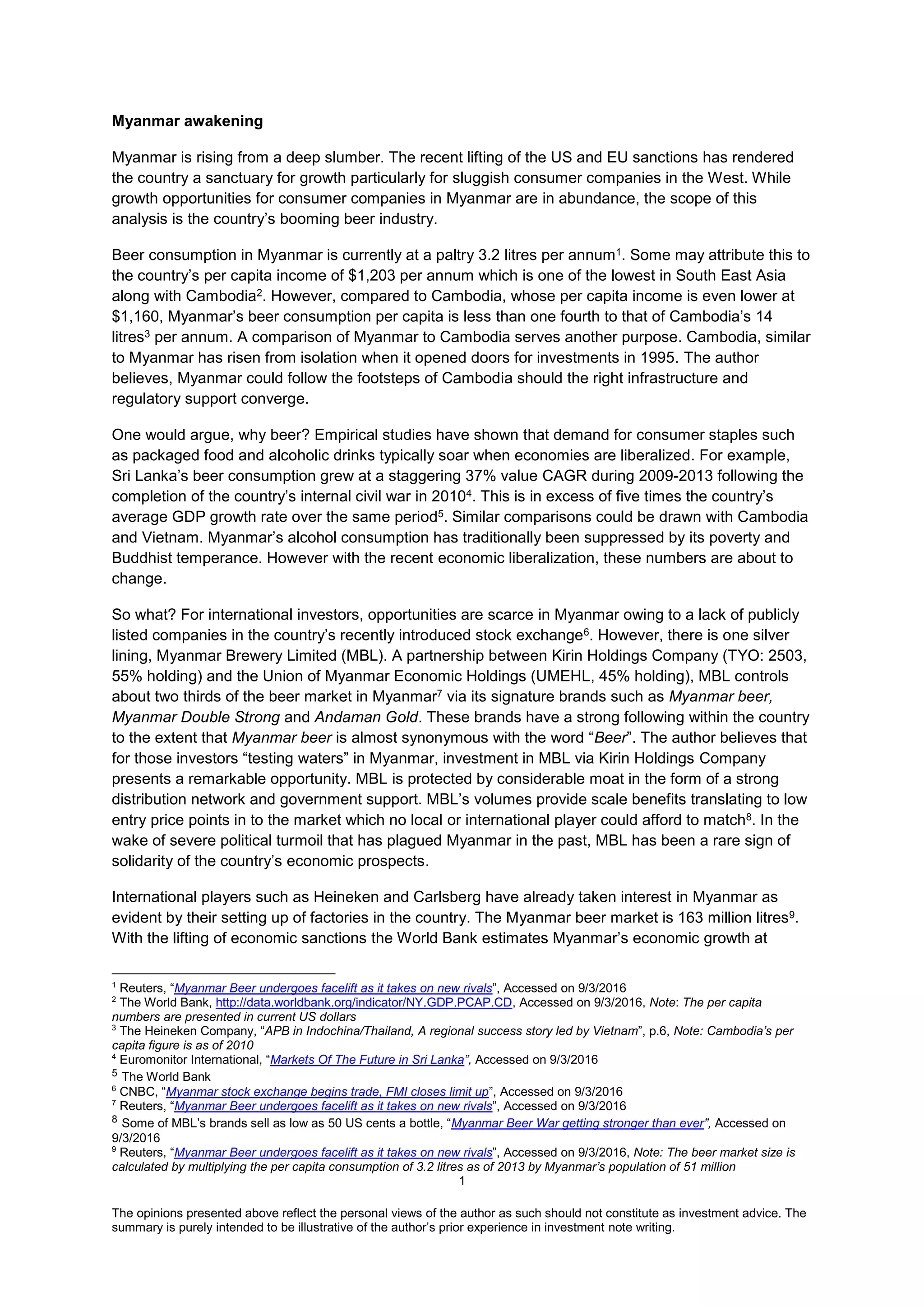 Myanmar Awakening | PDF