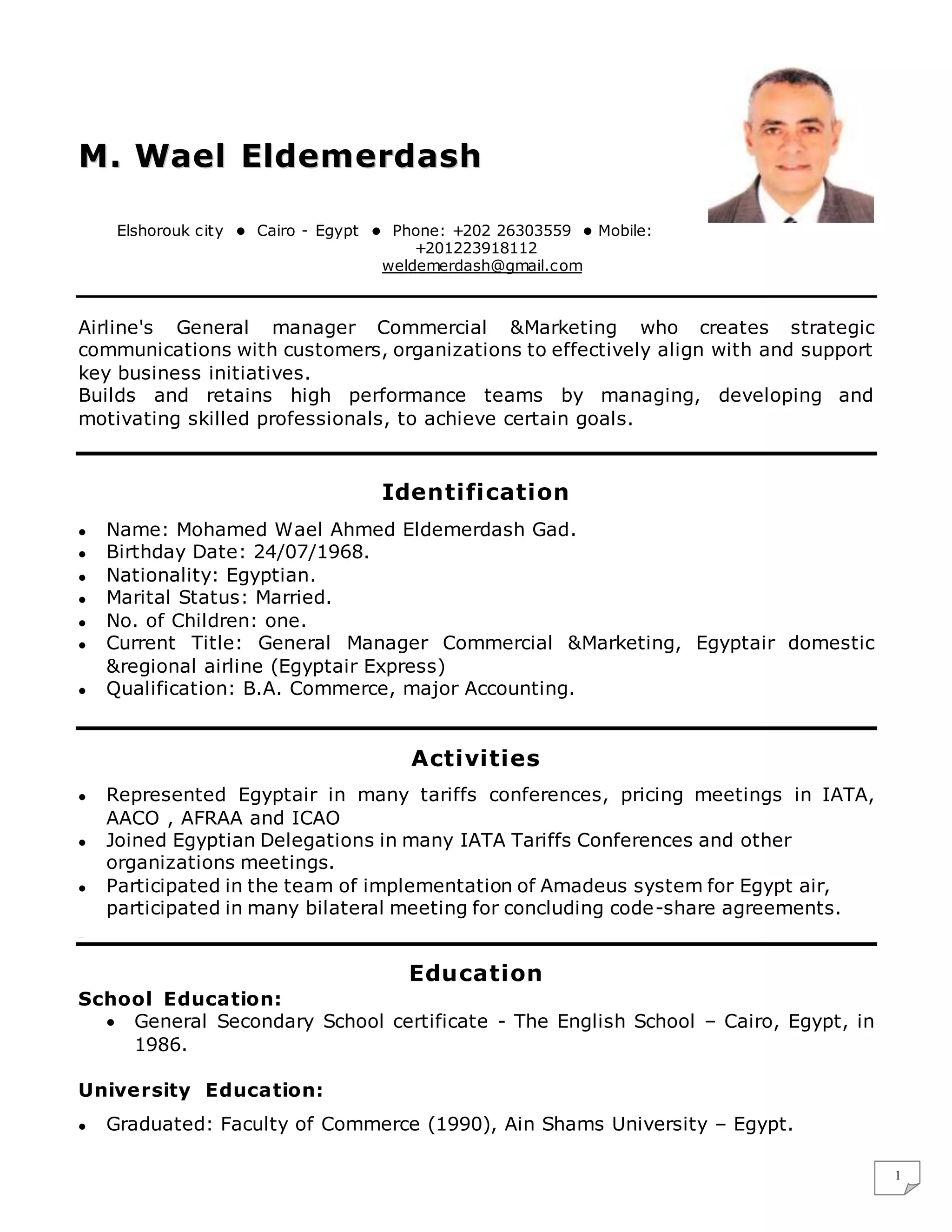 Wael Eldemerdash CV - Updated1 | DOCX