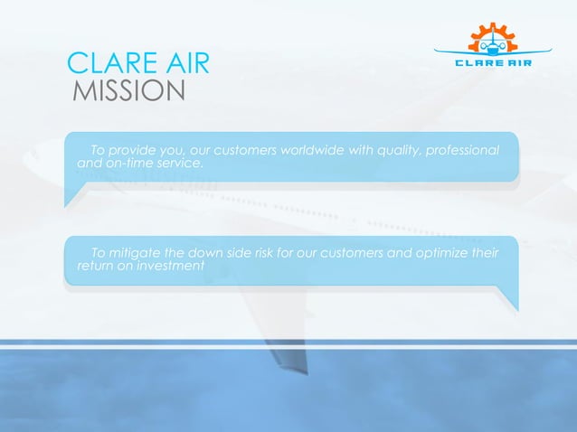 Clare Air Presentation__ | PDF | Aviation Industry | Industries