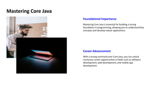 core java basic learning presentation part 1 | PPTX