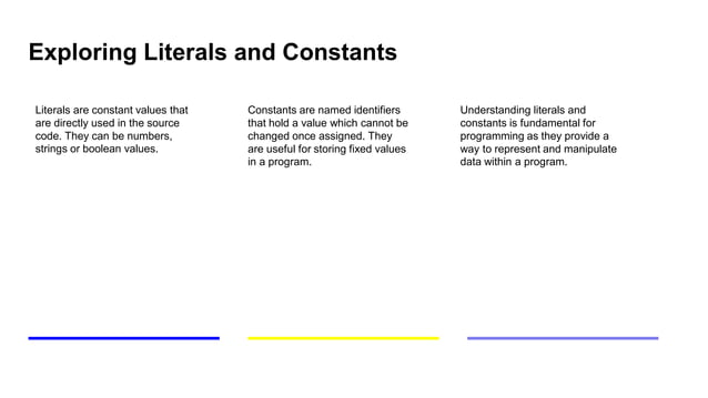 core java basic learning presentation part 1 | PPT