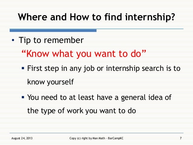 Benefit of doing Internship