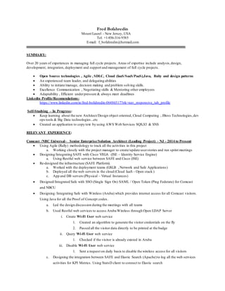 Resume-Fred | PDF