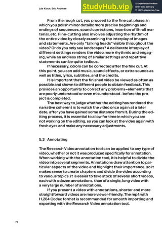 5 Editing Research Video Editing | PDF