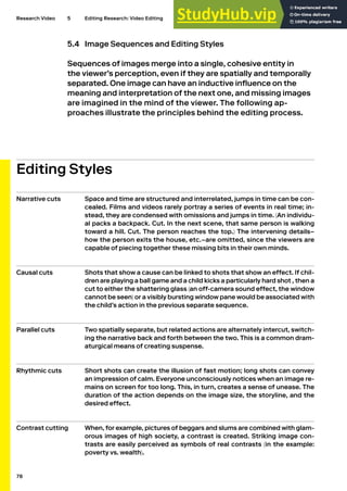 5 Editing Research Video Editing | PDF