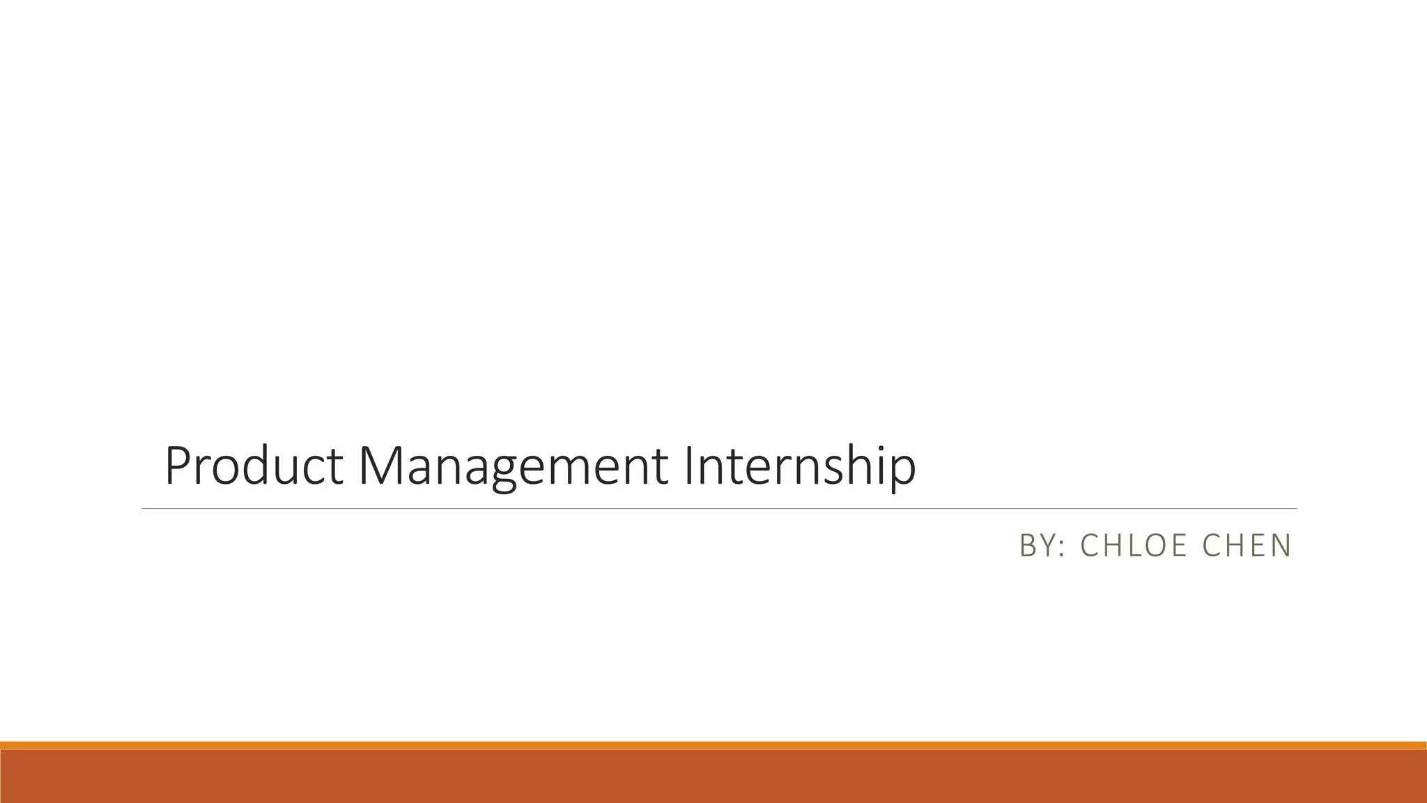 Final Internship Presentation | PPT