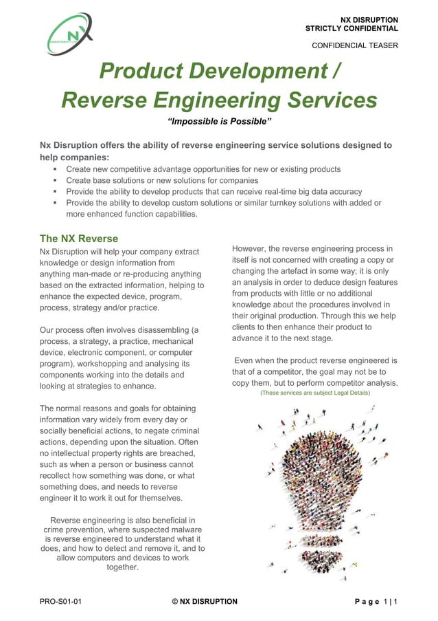 PRO-S01-01 Reverse Engineering | PDF