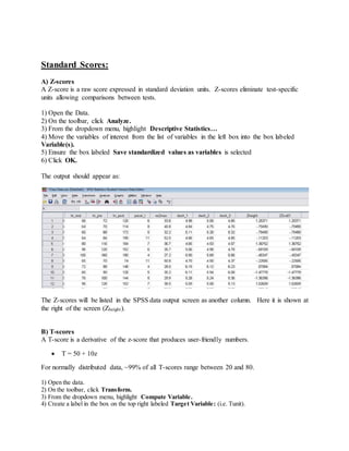 SPSS User Guide | PDF