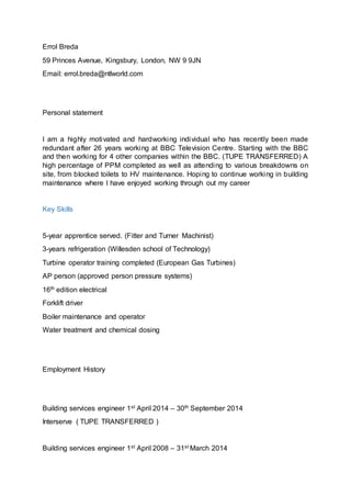 Basic-CV-template copy | PDF