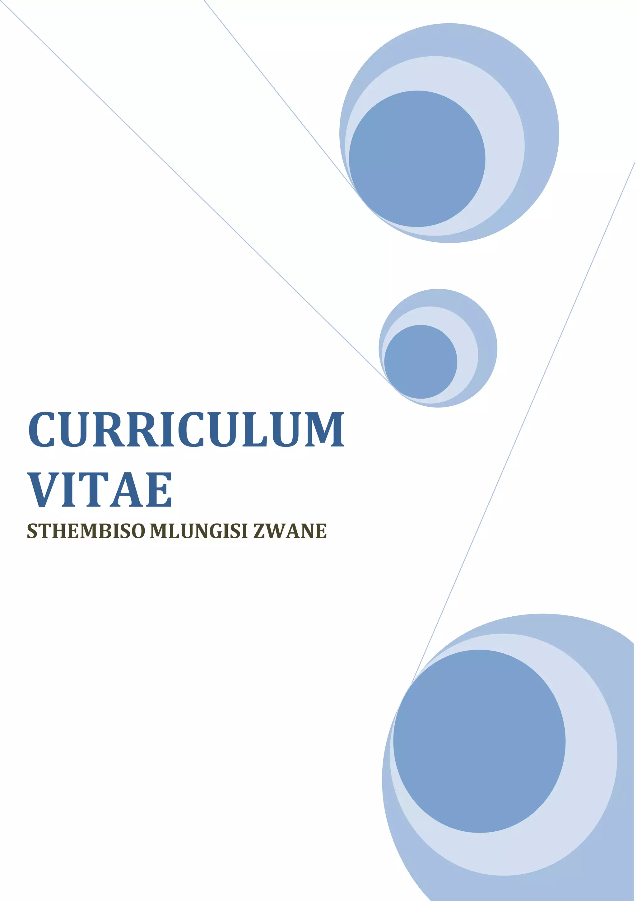 Sthembiso Mlungisi Zwane CV | DOCX