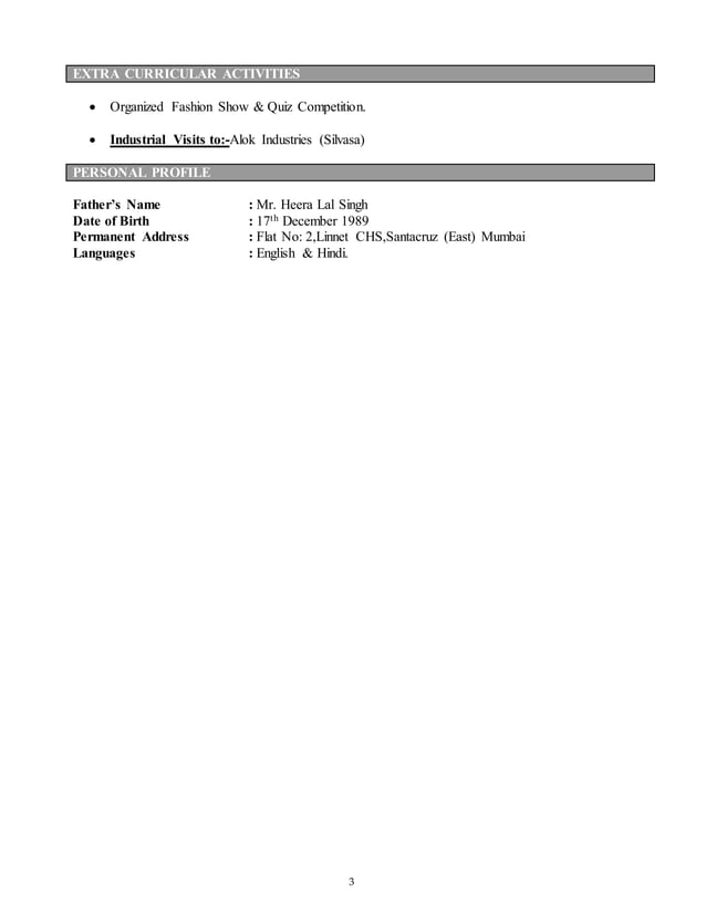 Swati Singh -Resume | PDF