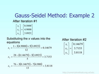 Iterative method for linear systems and. | PPTX