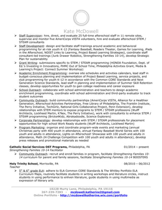 Kate McDowell resume (2_3_16) | DOC