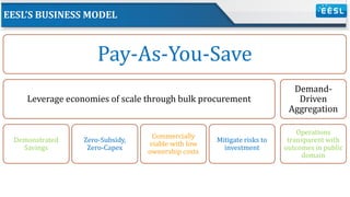 Introduction to India's public super ESCO model, Abhishek Gupta | PDF