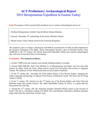 Archaeological Report.Mesopotamia.2015.09.15 | Christianity | Religion ...