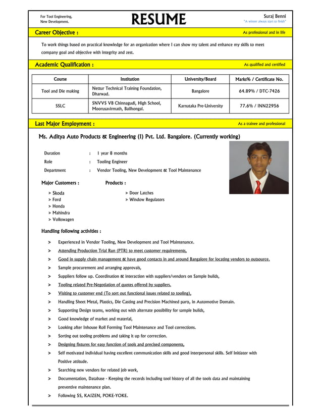 Suraj CV | PDF