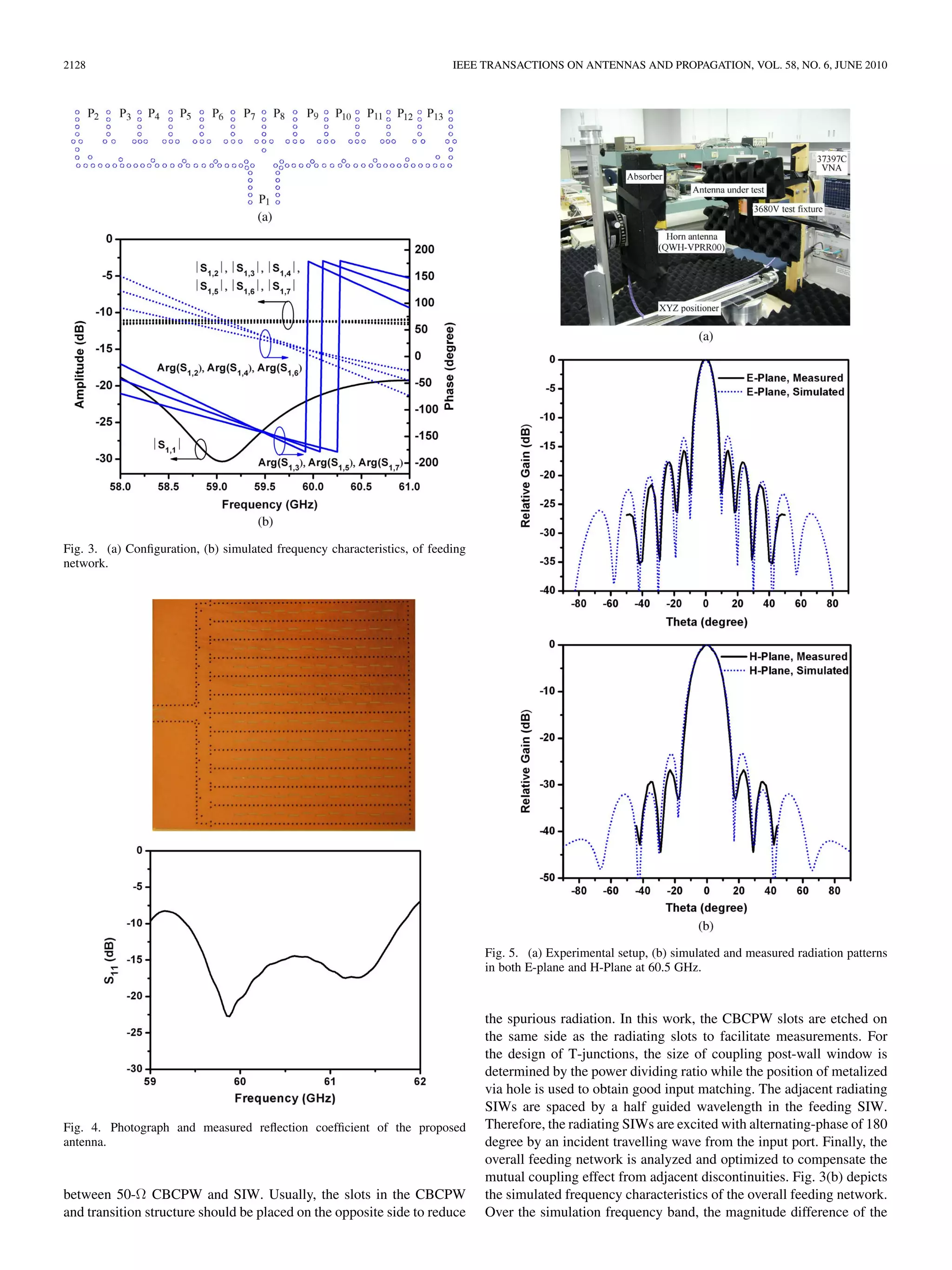 Low-Cost High Gain Planar Antenna Array for 60-GHz Band Applications | PDF
