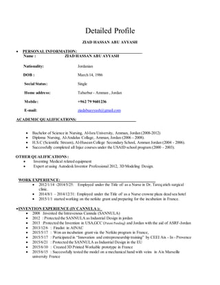 Detailed Profile | DOCX