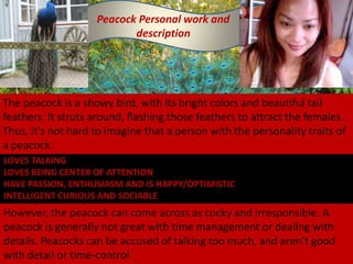 Peacock presentation slide show | PPTX