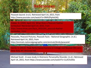 Peacock presentation slide show | PPTX