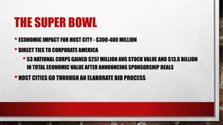 The Business of the NFL - 6900 | PPTX