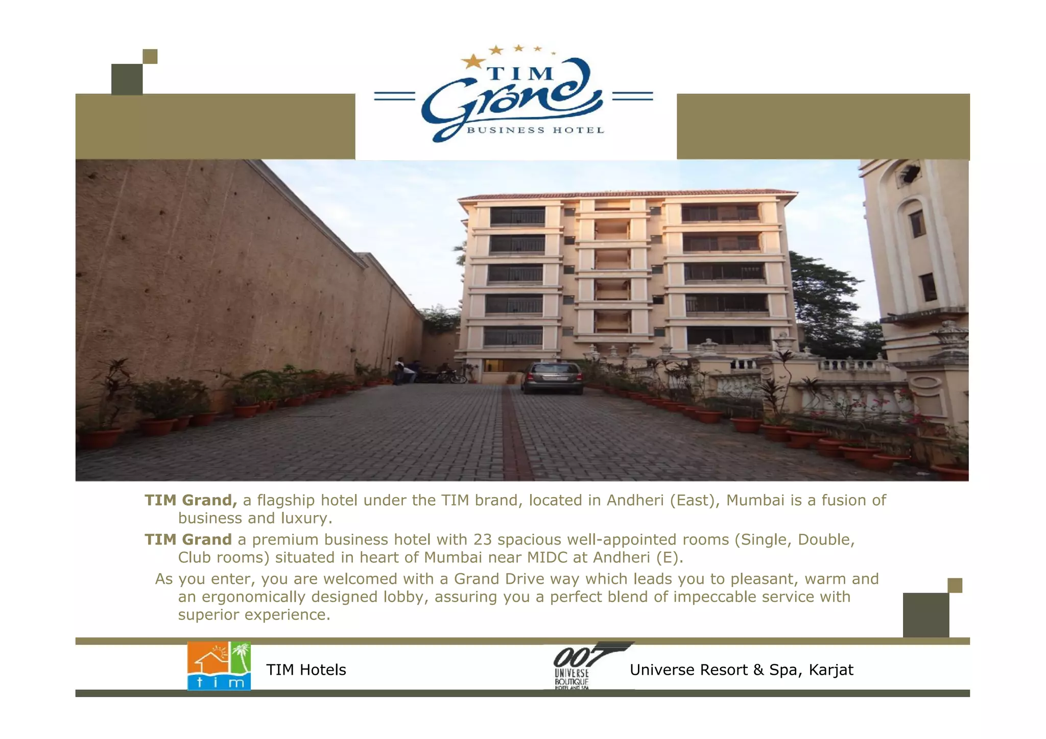 TIM GRAND PRESENTATION | PPT