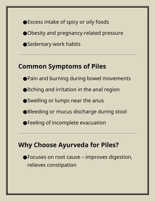 5 Effective Ayurvedic Remedies to Get Rid of Hemorrhoids (Piles).docx