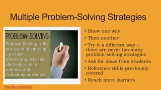 5 effective math strategies for classroom use | PPT