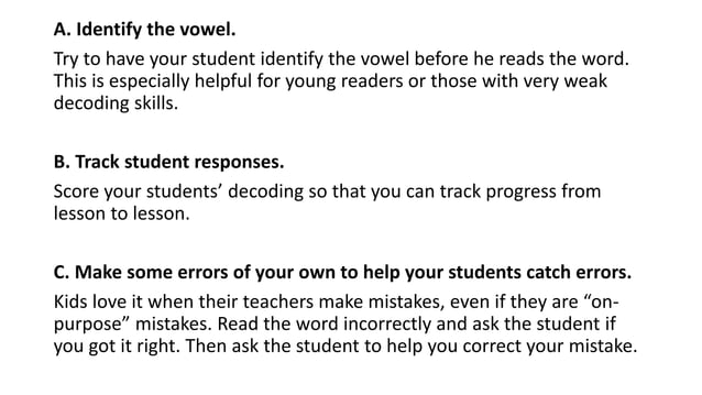 5 Effective Strategies For Decoding Skills Pptx