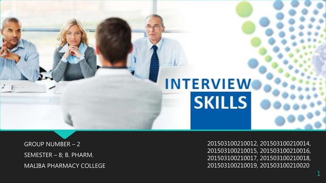 Interview Skills | PPT | Free Download