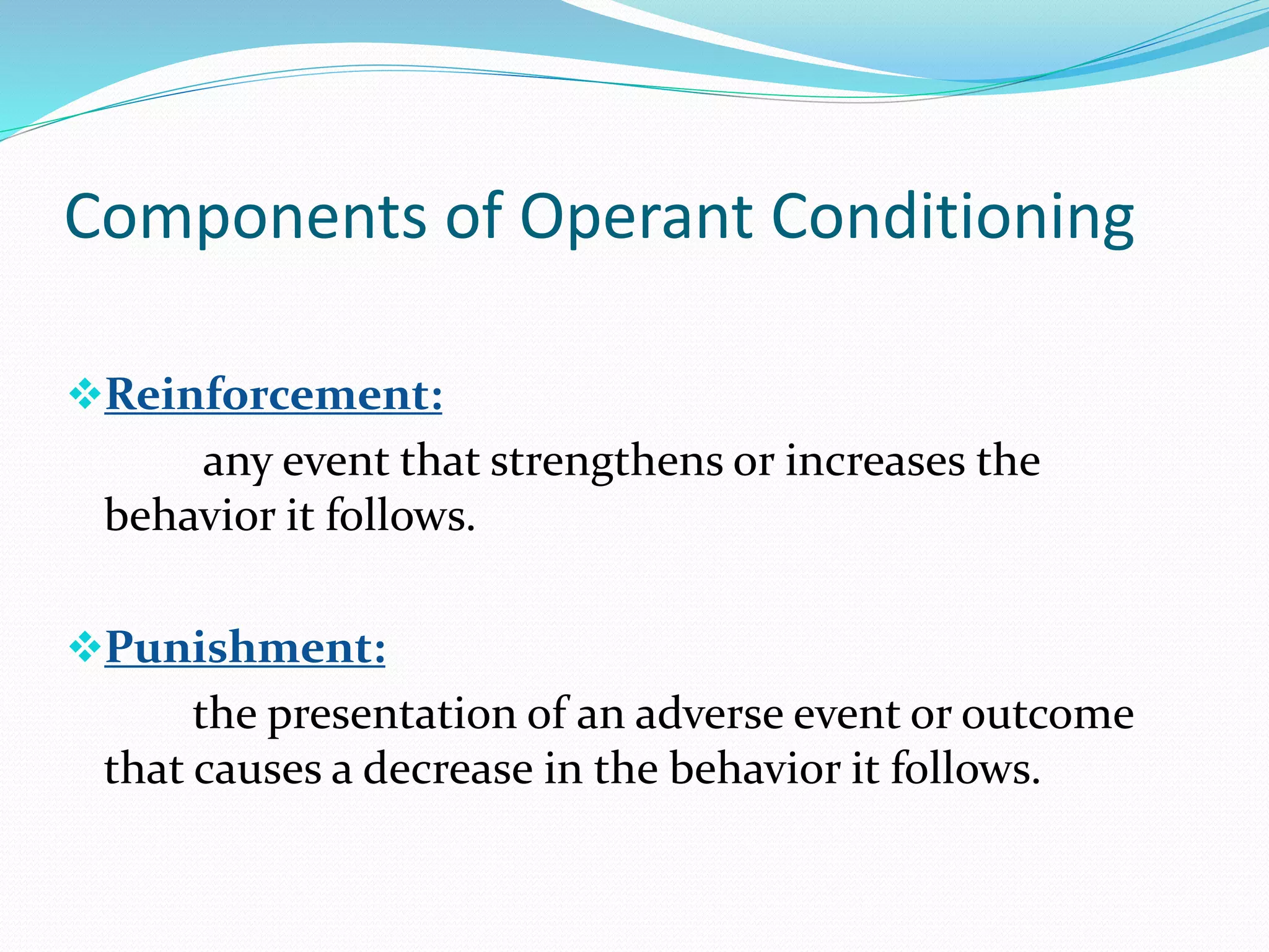 Operant conditioning | PPSX