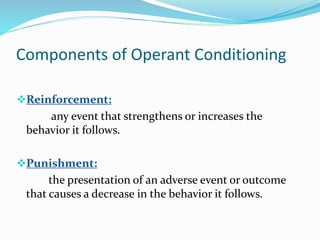 Operant conditioning | PPSX
