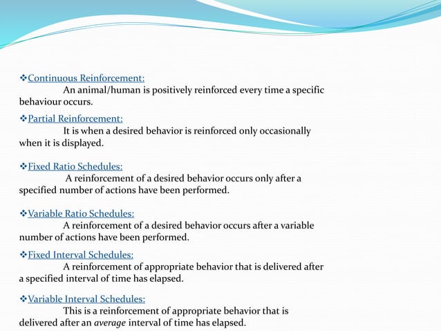 Operant conditioning | PPSX