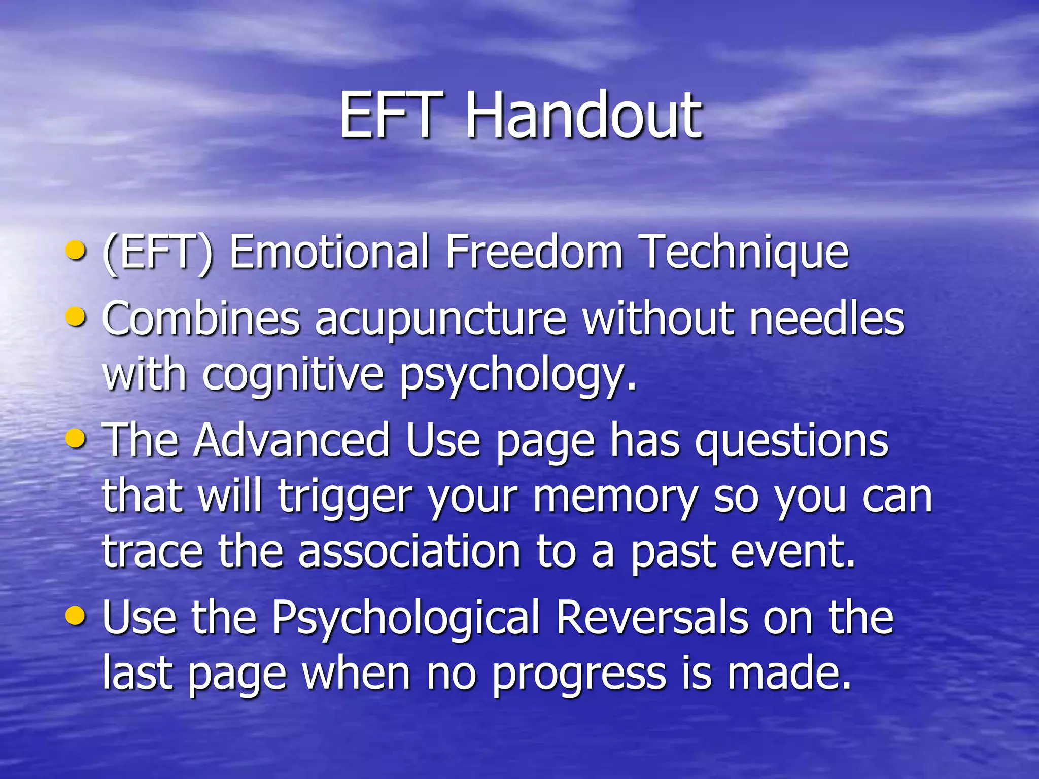 5 EFT Powerpoint Presentation.ppt