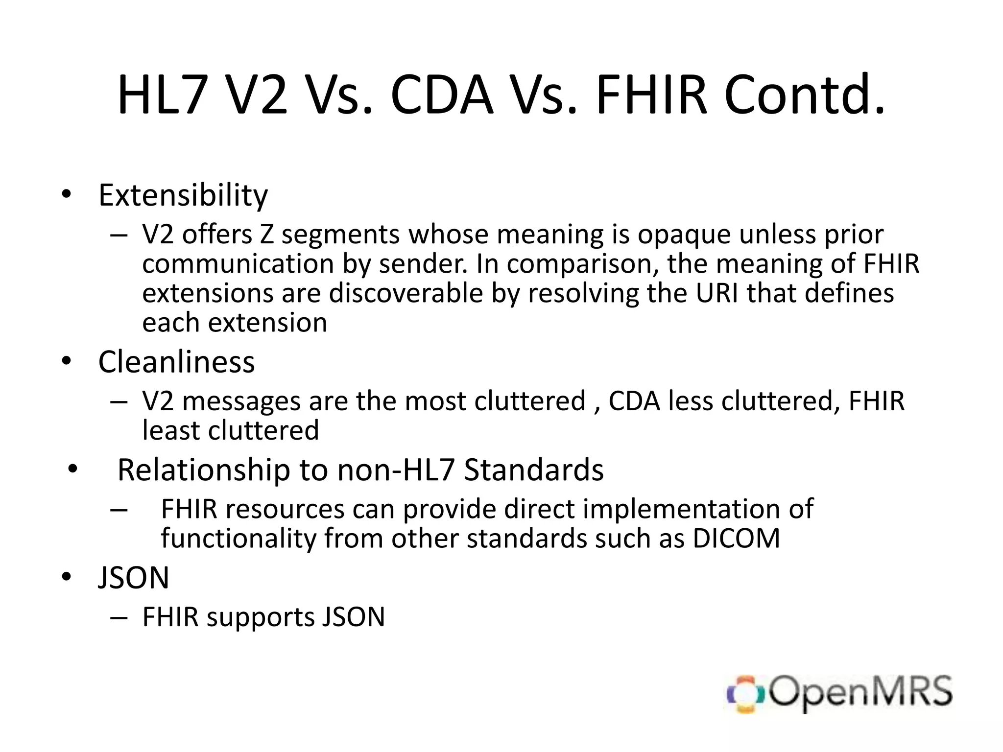Interoperability, the rise of HL7 and FHIR | PPTX