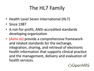 Interoperability, the rise of HL7 and FHIR | PPTX