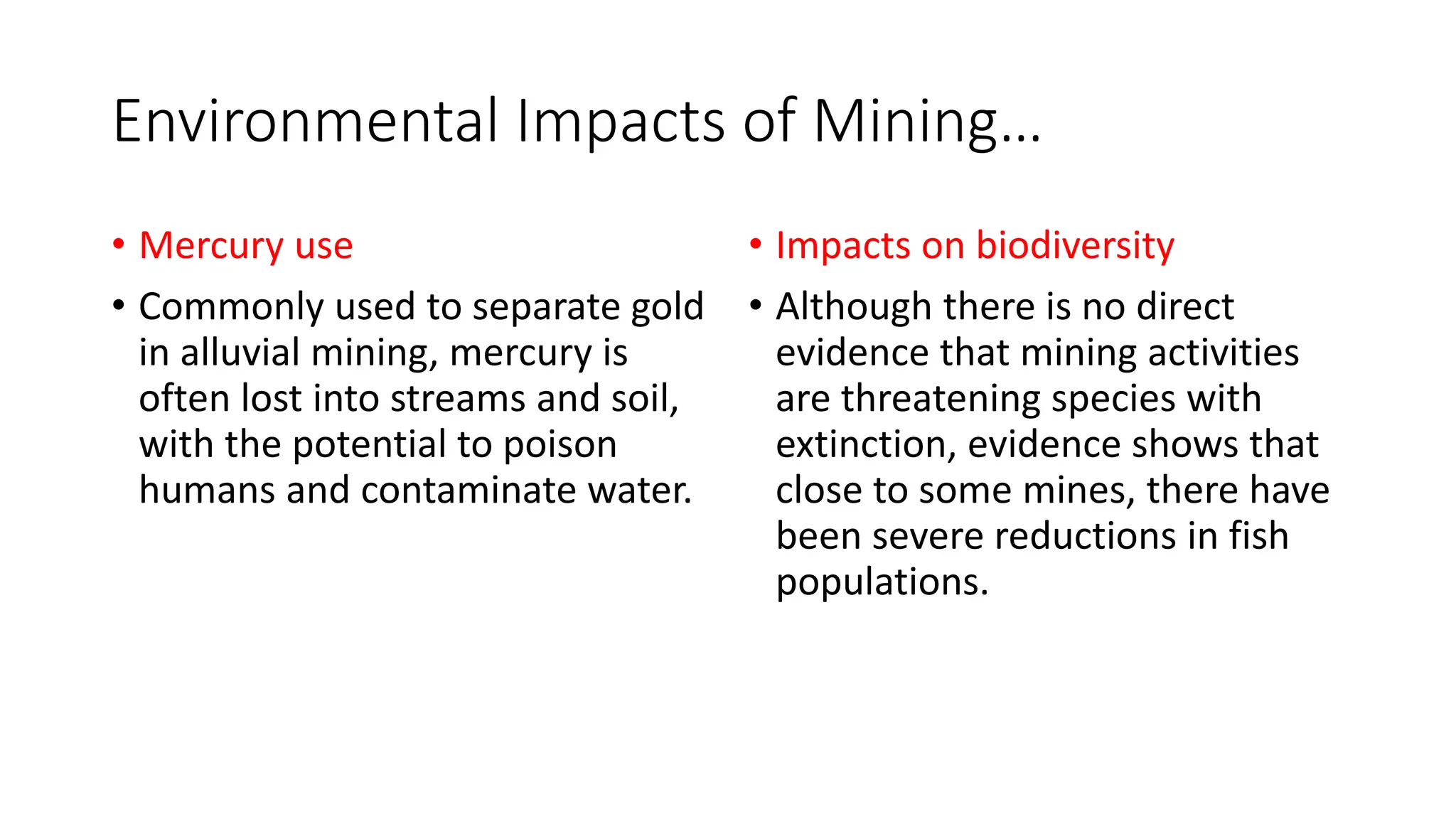 Overview of Mining Operations, Impacts and Challenges in Papua New ...