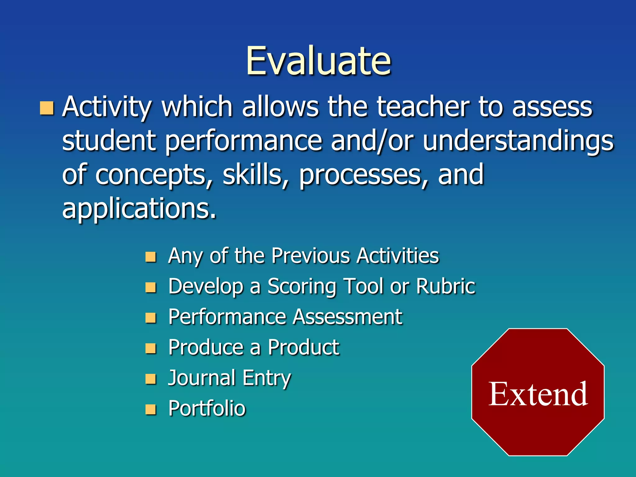 5 E instructional model | PPT