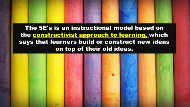 5E learning model - Thiyagu | PDF