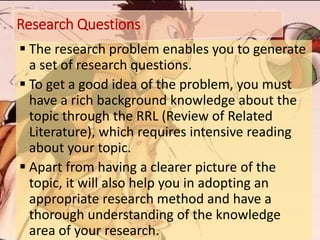 elements of_a_research_project | PPT