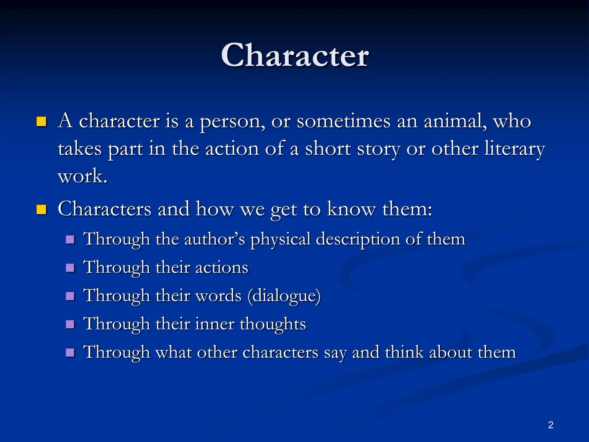 5 Elements of a Short Story with definitions and examples | PPT
