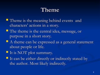 5 Elements of a Short Story for grade 10.ppt