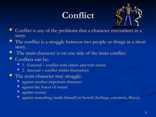 5 Elements of a Short Story for grade 10.ppt