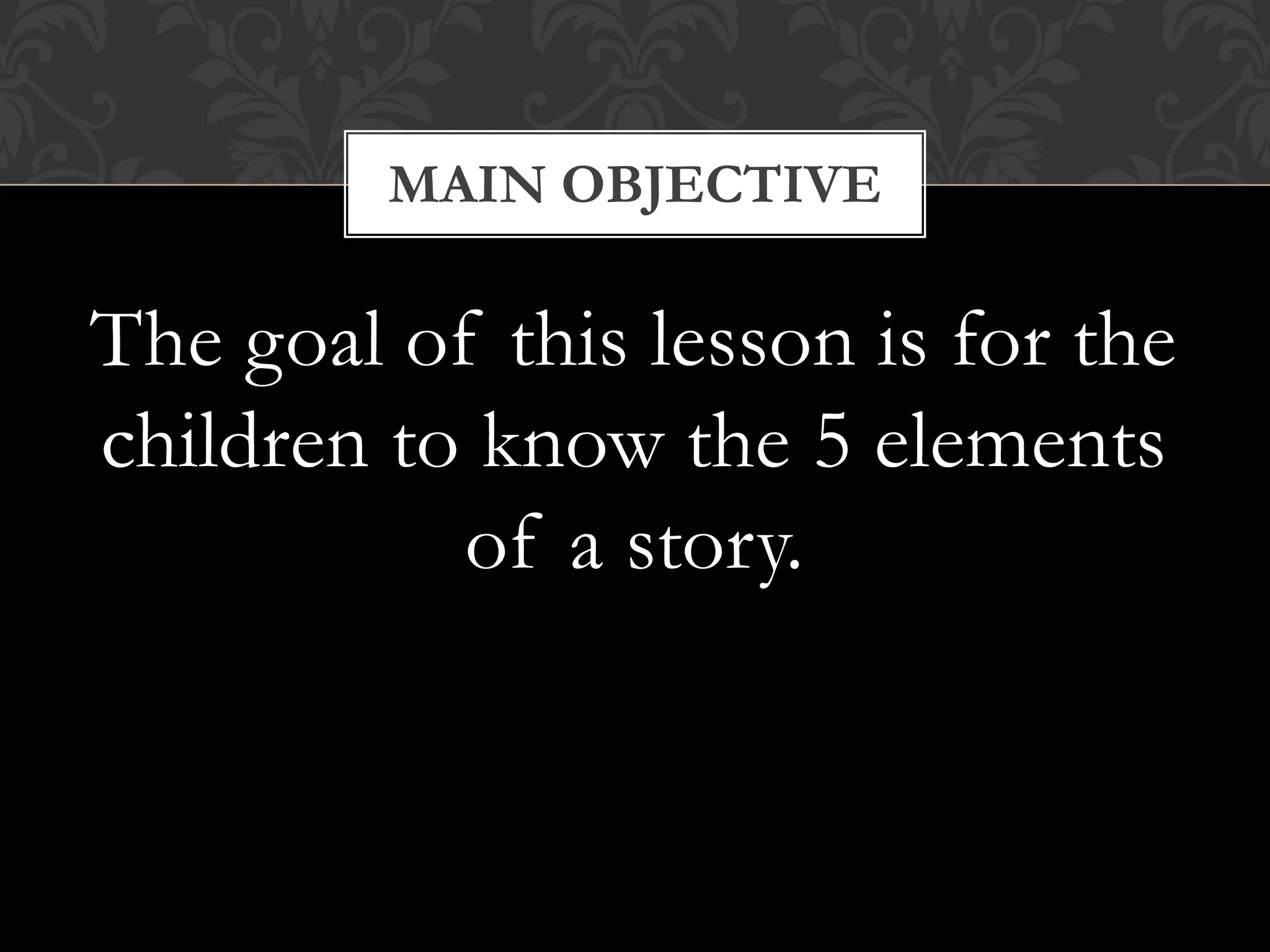 5 elements of a story | PDF