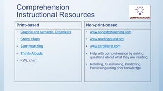 5 Components of Literacy | PPTX