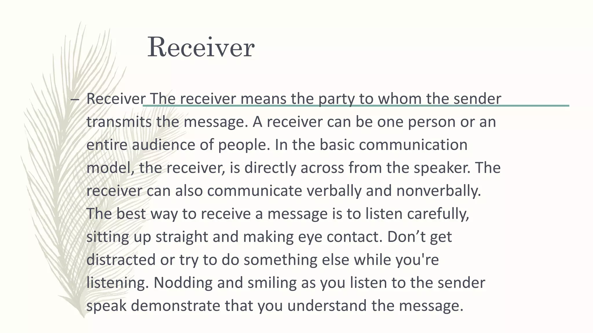 5 elements of communication | PPTX