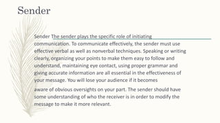 5 elements of communication | PPTX