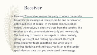 5 elements of communication | PPTX